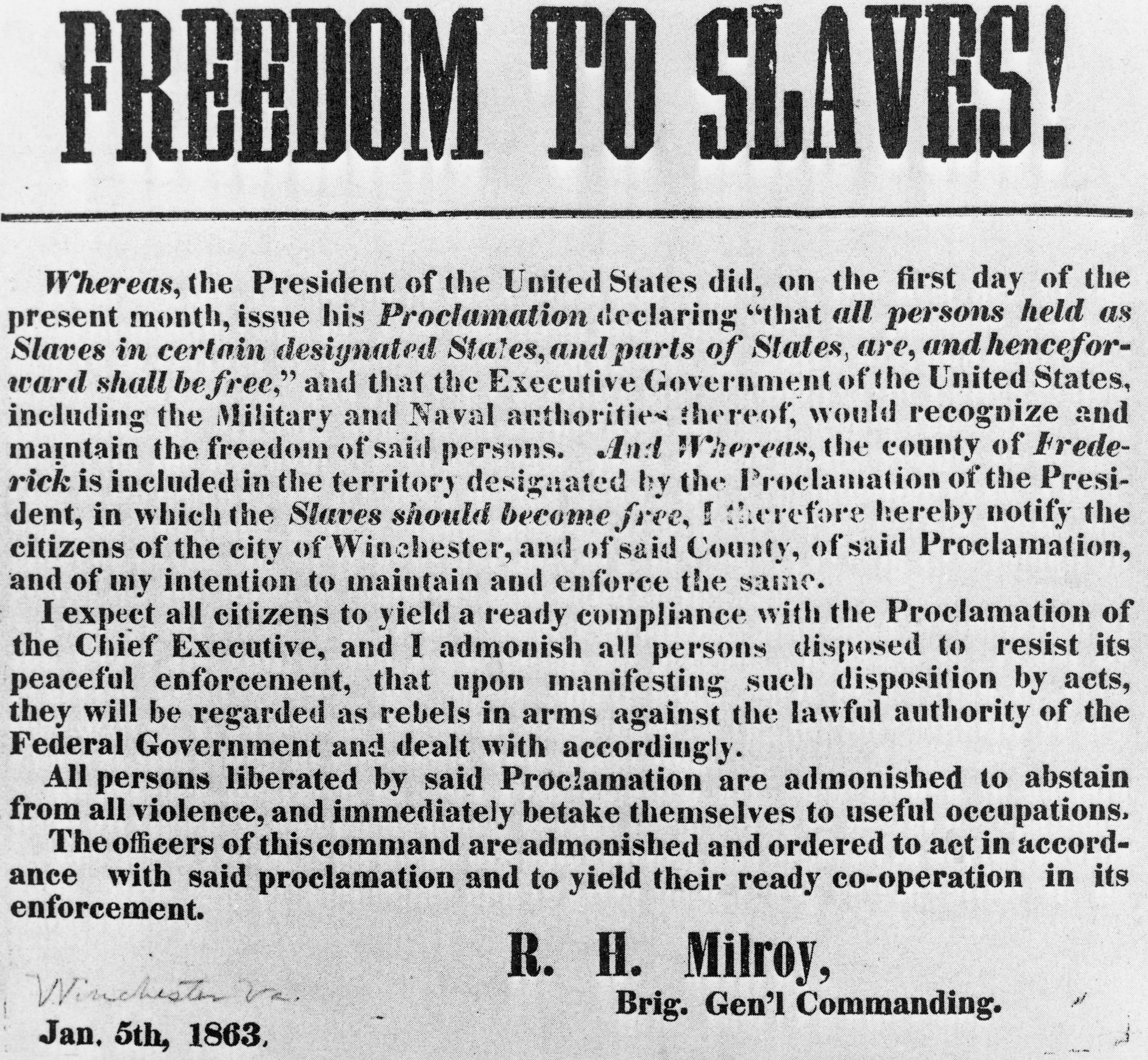 Emancipation Proclamation ‑ Definition, Dates & Summary | HISTORY