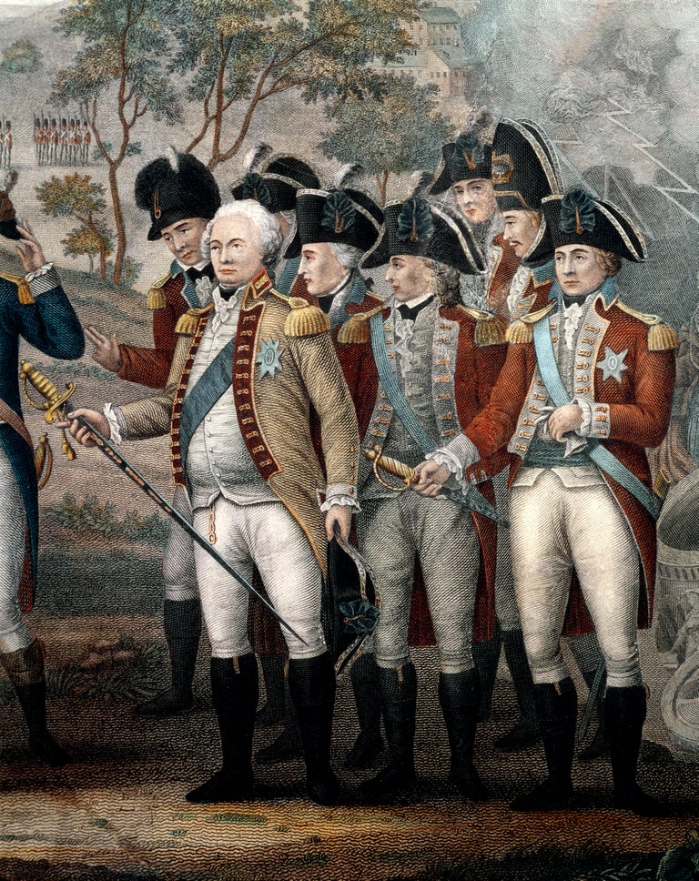 British Soldier Revolutionary War Painting
