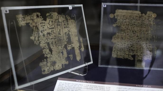 Egypt’s Oldest Papyri Detail Great Pyramid Construction | HISTORY Egypt’s Oldest Papyri Detail Great Pyramid Construction | HISTORY