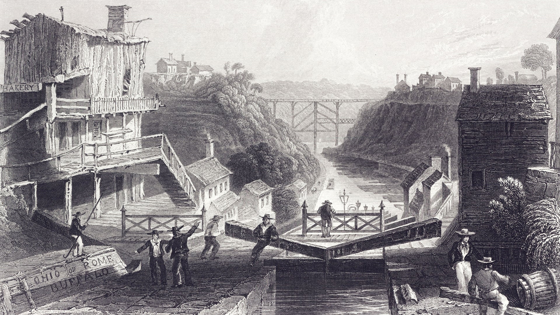 How the Erie Canal Was Built With Raw Labor and Amateur Engineering ...